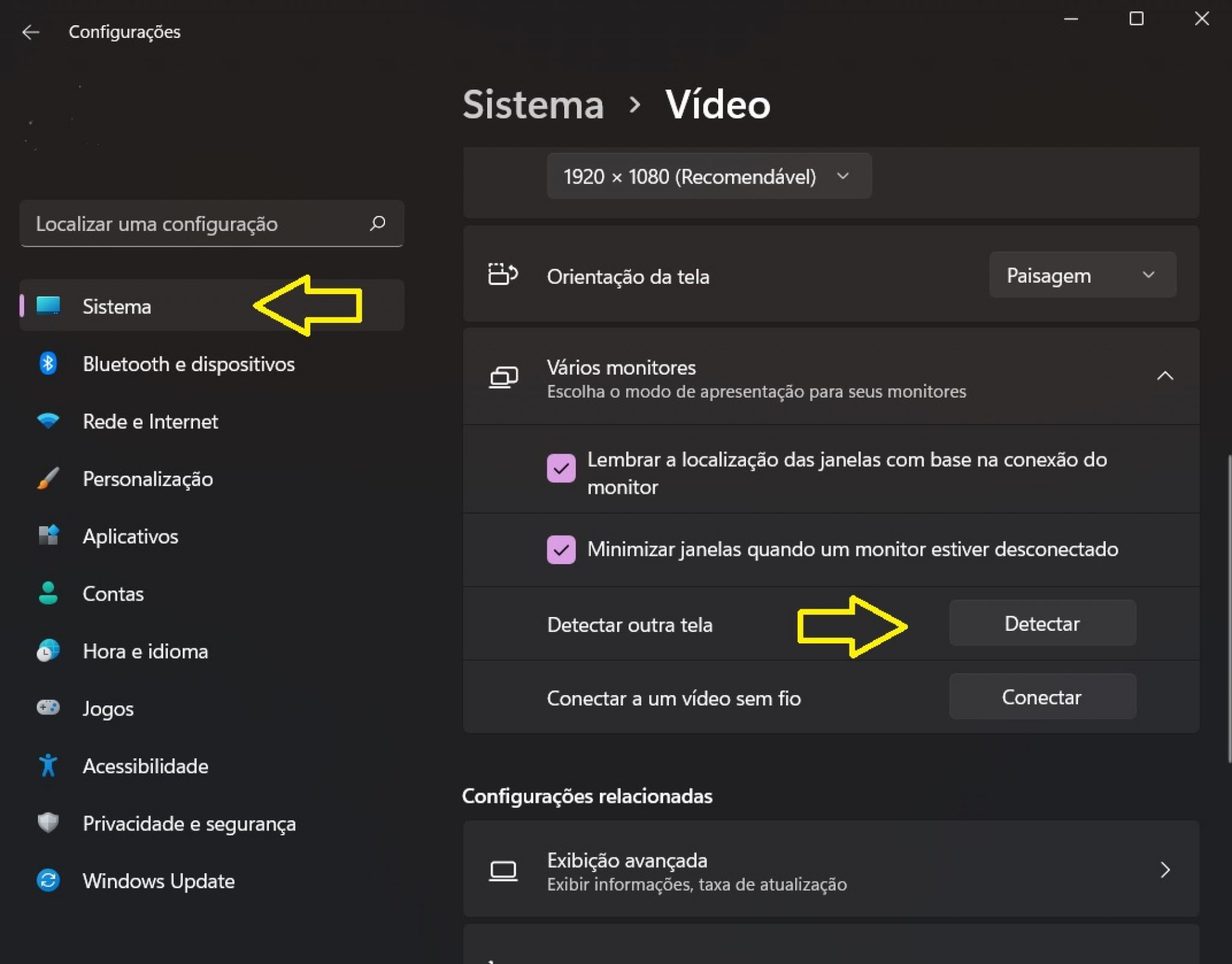 Como conectar dois, três ou mais monitores no computador